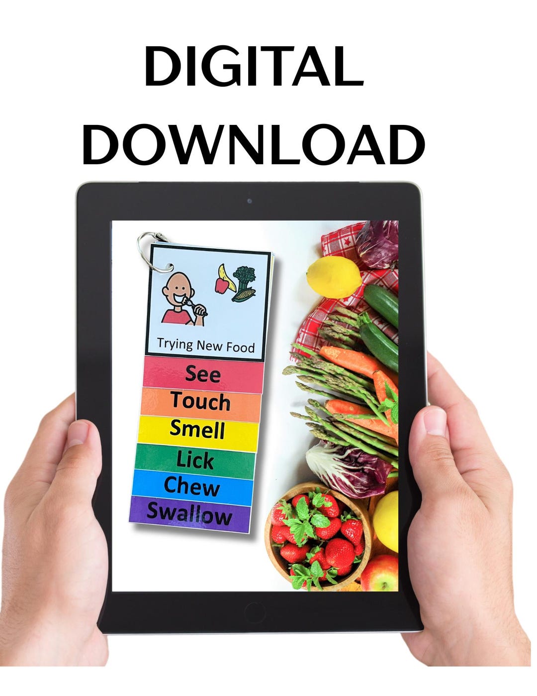 Food Therapy Visual Aid Booklet- Digital Download - Etsy