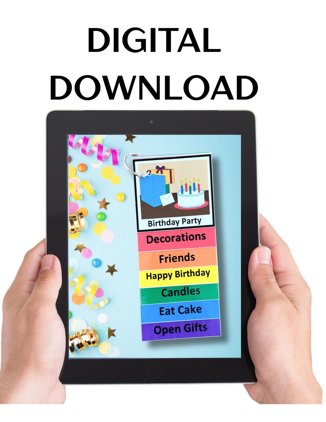 Birthday Party Visual Aid Booklet (digital Download) - Etsy