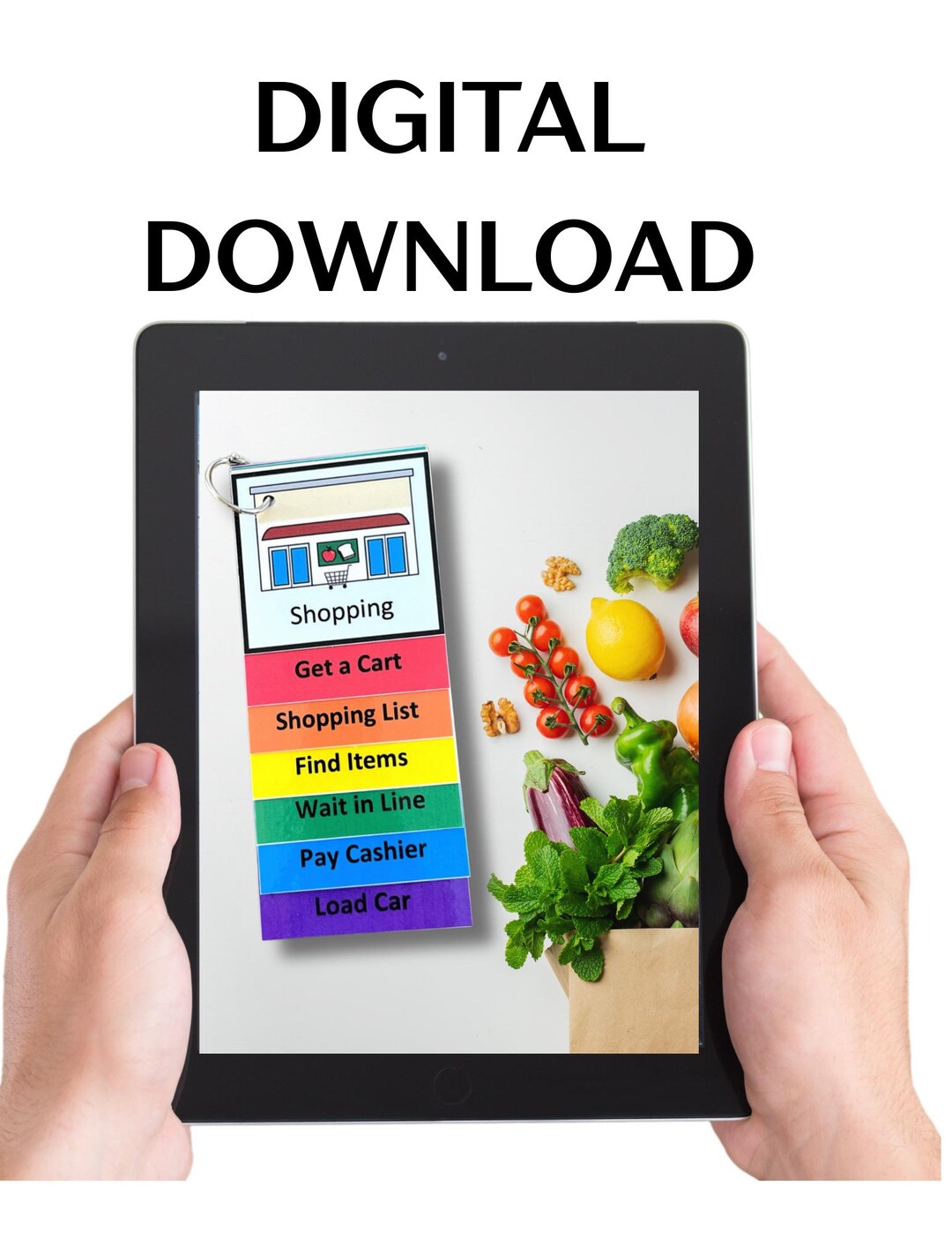 Grocery Shopping Visual Schedule (digital Download) - Etsy