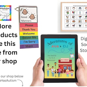 Good Manners- Visual Aid Support Booklet- Social Skills -behavior ...