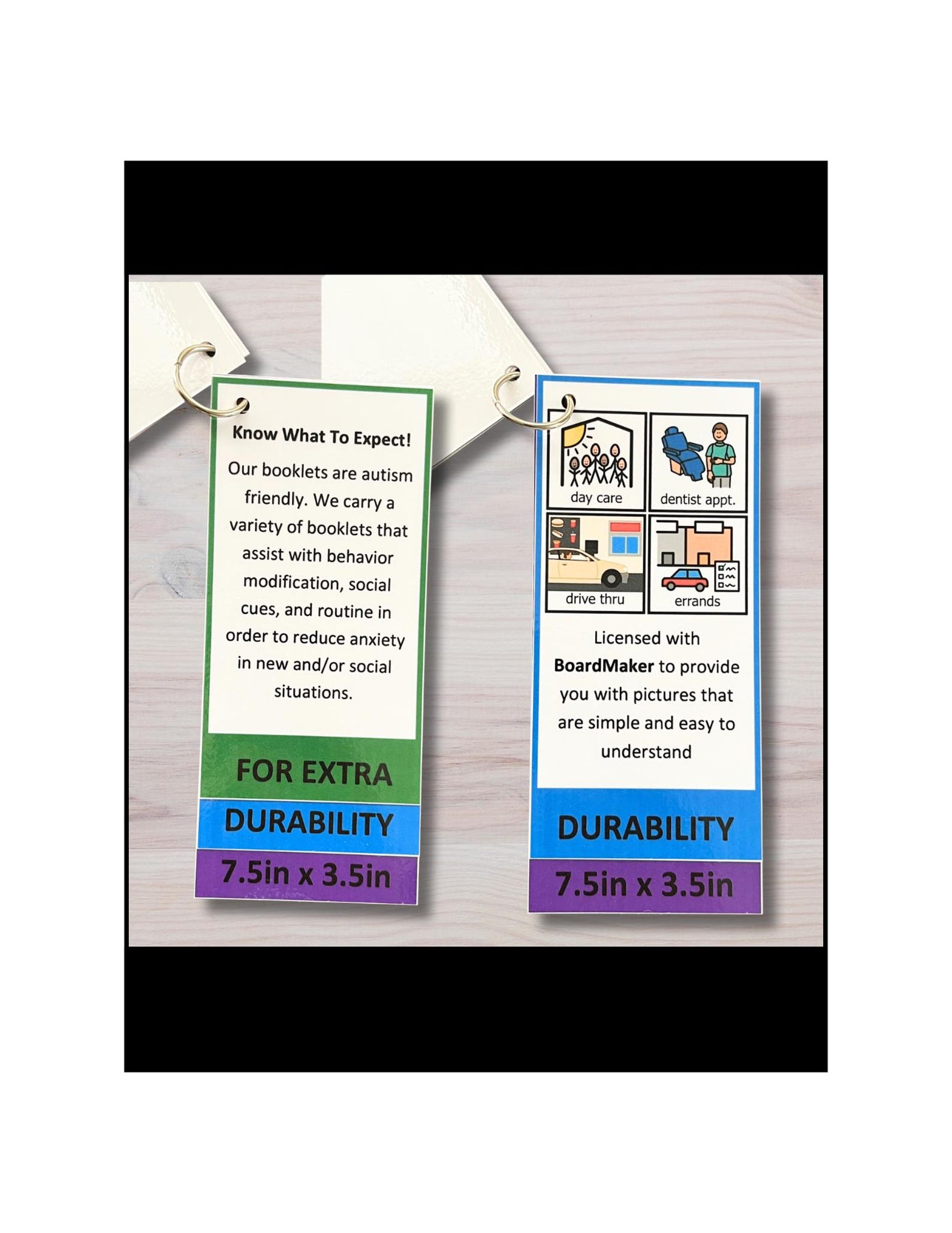 Restaurant Visual Aid Support Booklet - Etsy
