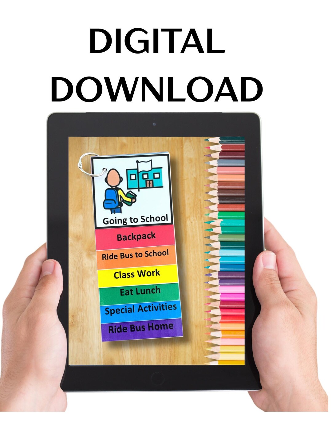 Visual School Schedule Support Booklet- Digital Download - Etsy