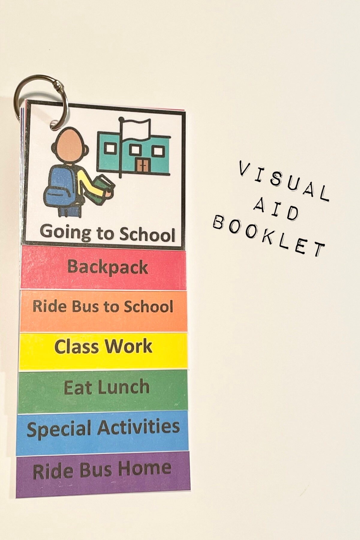 Autism Going to School Visual Aid Booklet Anxiety Relief - Etsy