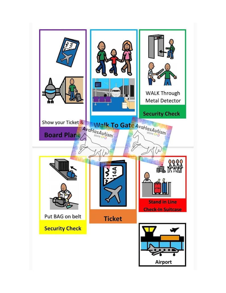 Autism Airport Travel Visual Aid Booklet (digital Download) - Etsy ...