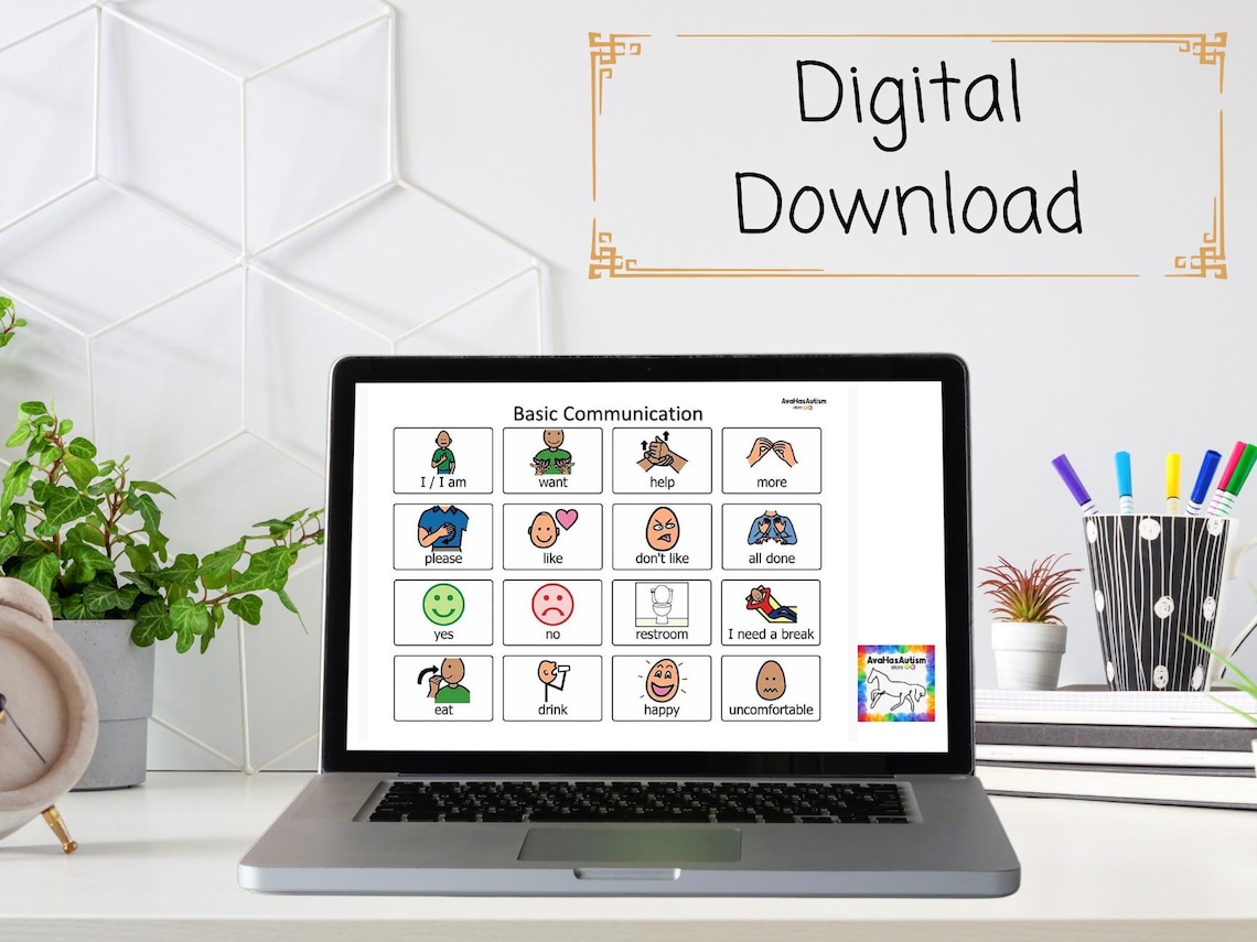 Basic Communication Board Digital Download - Etsy