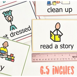 Visual Aid- It's Time To... 1 Step Schedule- Routine- Extra Large Print ...