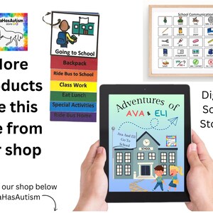 Autism Visual Schedule: Daily Routine Wall Pocket Chart - Etsy