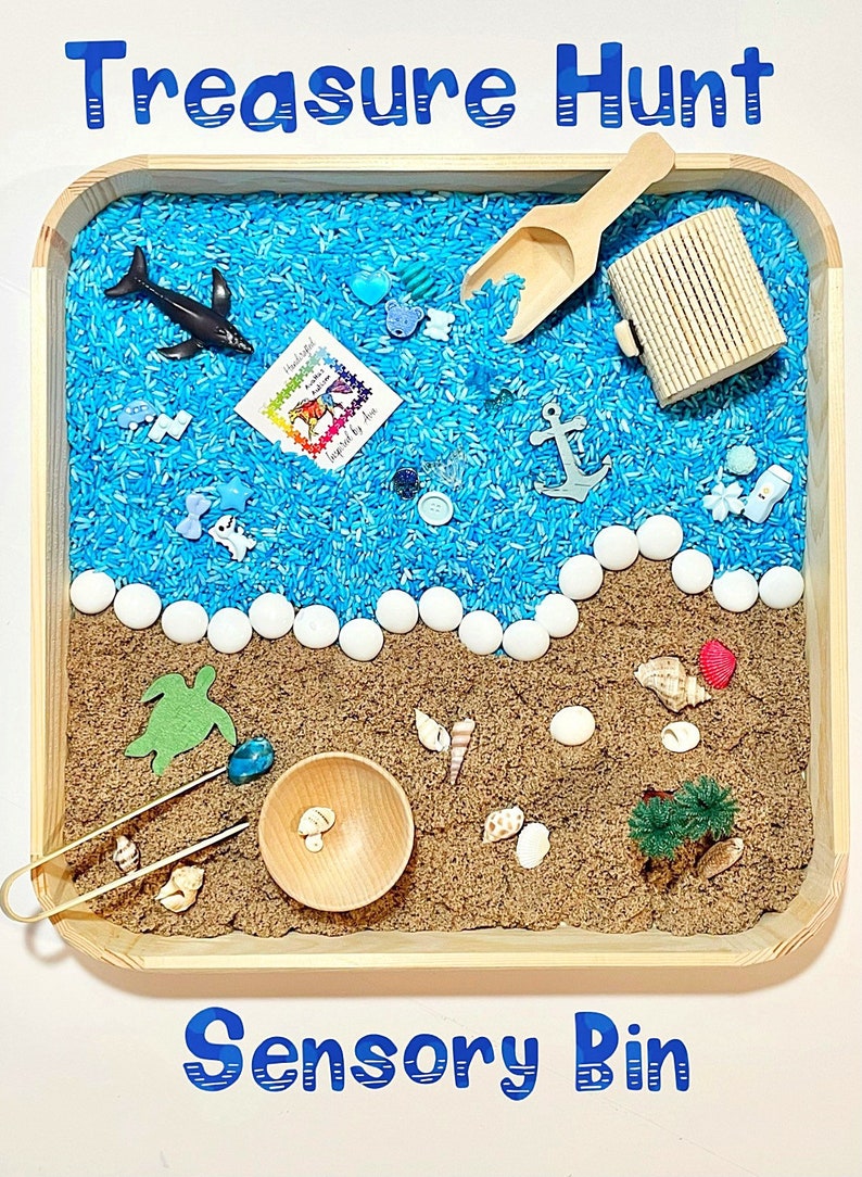 Sensory Bin Treasure Hunt Motor Skills Therapy Language - Etsy
