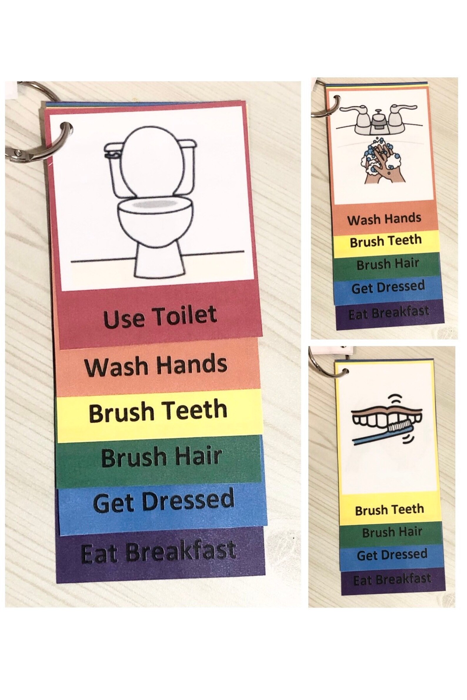 Night-time Routine Visual Aid Support Booklet Autism Visual - Etsy