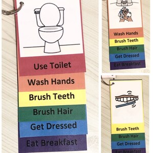 Night-time Routine Visual Aid Support Booklet Autism Visual - Etsy