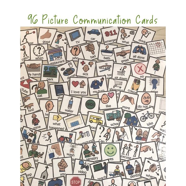 Communication Cards - Etsy