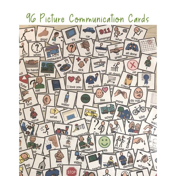 Therapy Picture Cards - Etsy