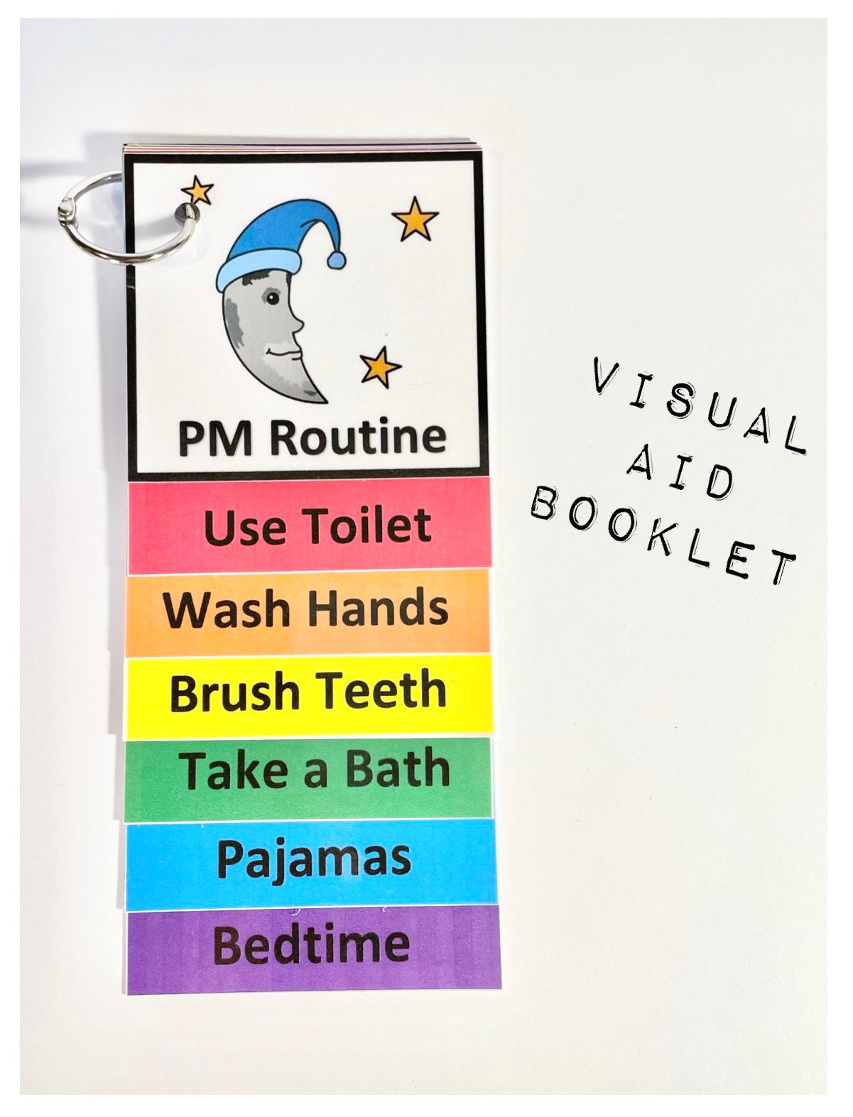 Night-time Routine Visual Aid Support Booklet Autism Visual - Etsy