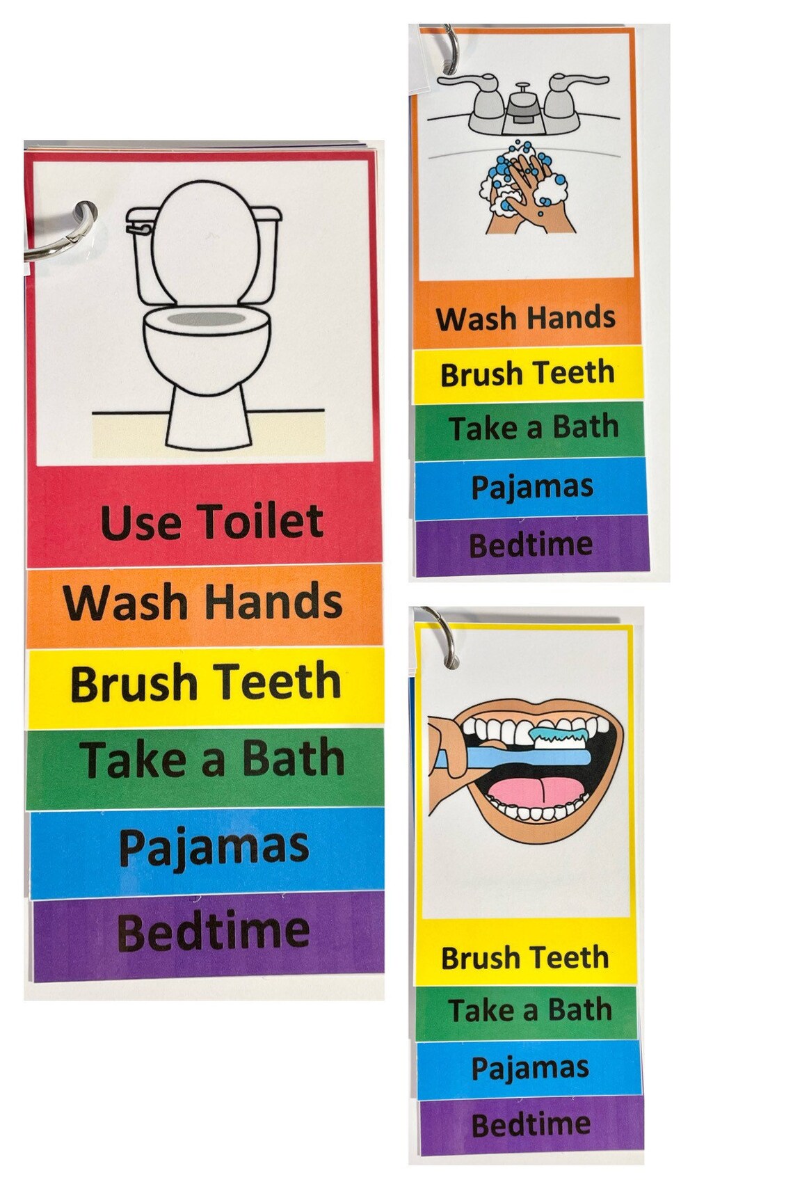 Night-time Routine Visual Aid Support Booklet Autism Visual - Etsy