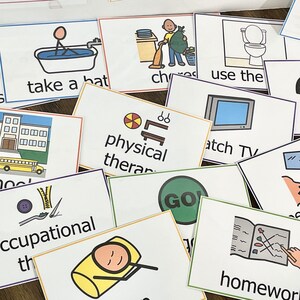 Visual Aid- It's Time To... 1 Step Schedule- Routine- Extra Large Print ...