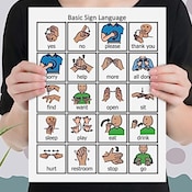 ASL Flashcards American Sign Language Flashcards Special Education ...