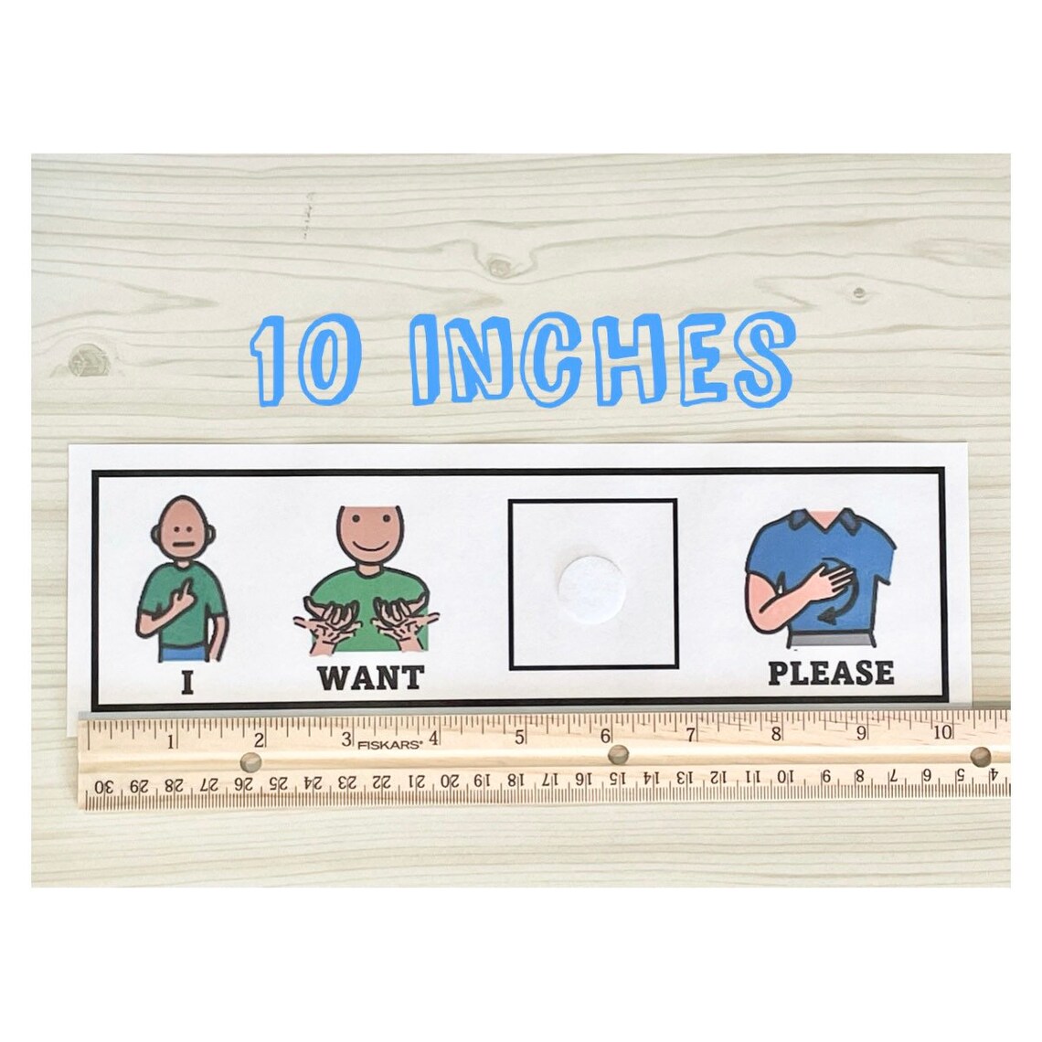 Sentence Strips- "i Want Please" and Blank- Communication Digital ...