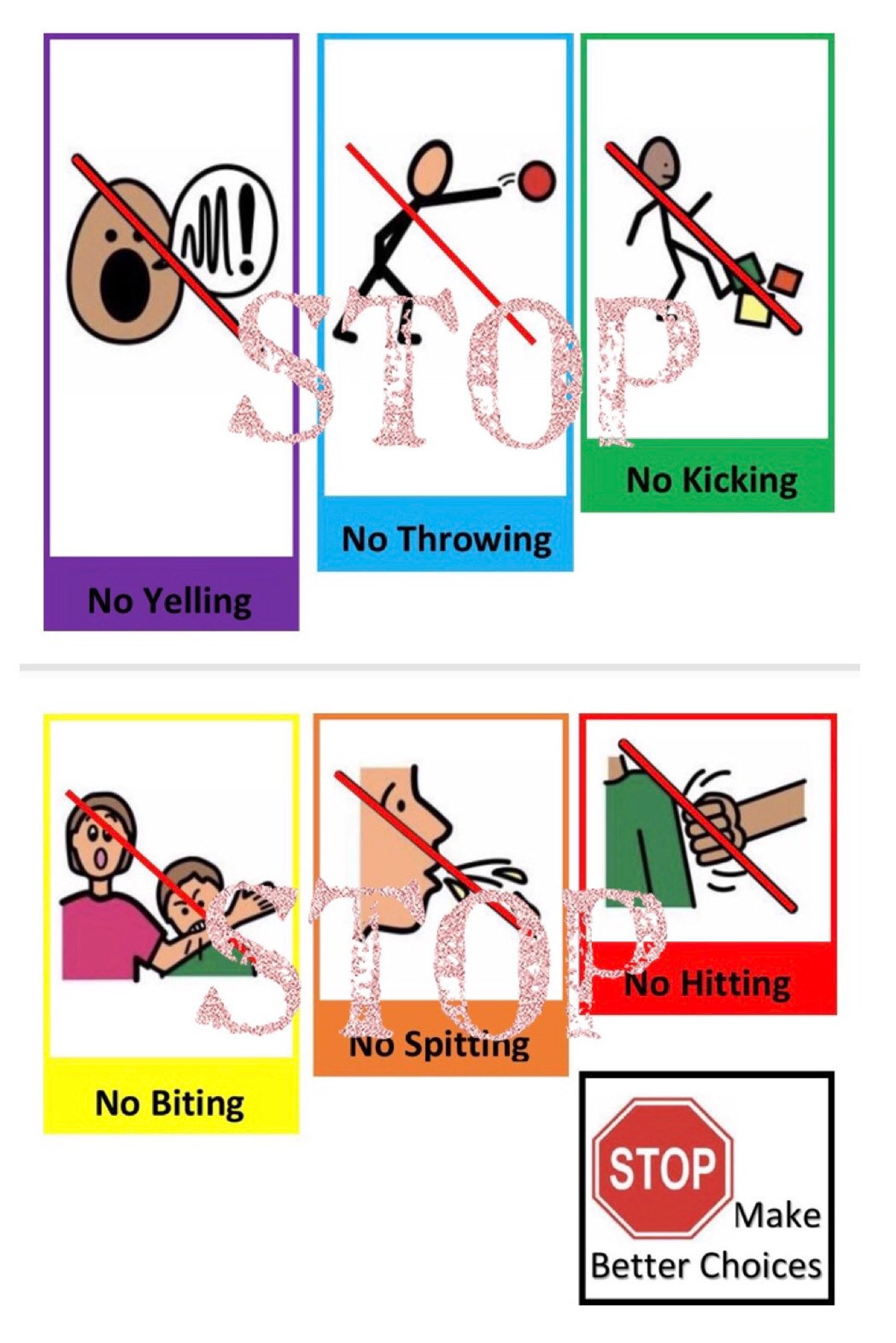 Make Better Choices Visual Aid Support Booklet Behavior Modification ...