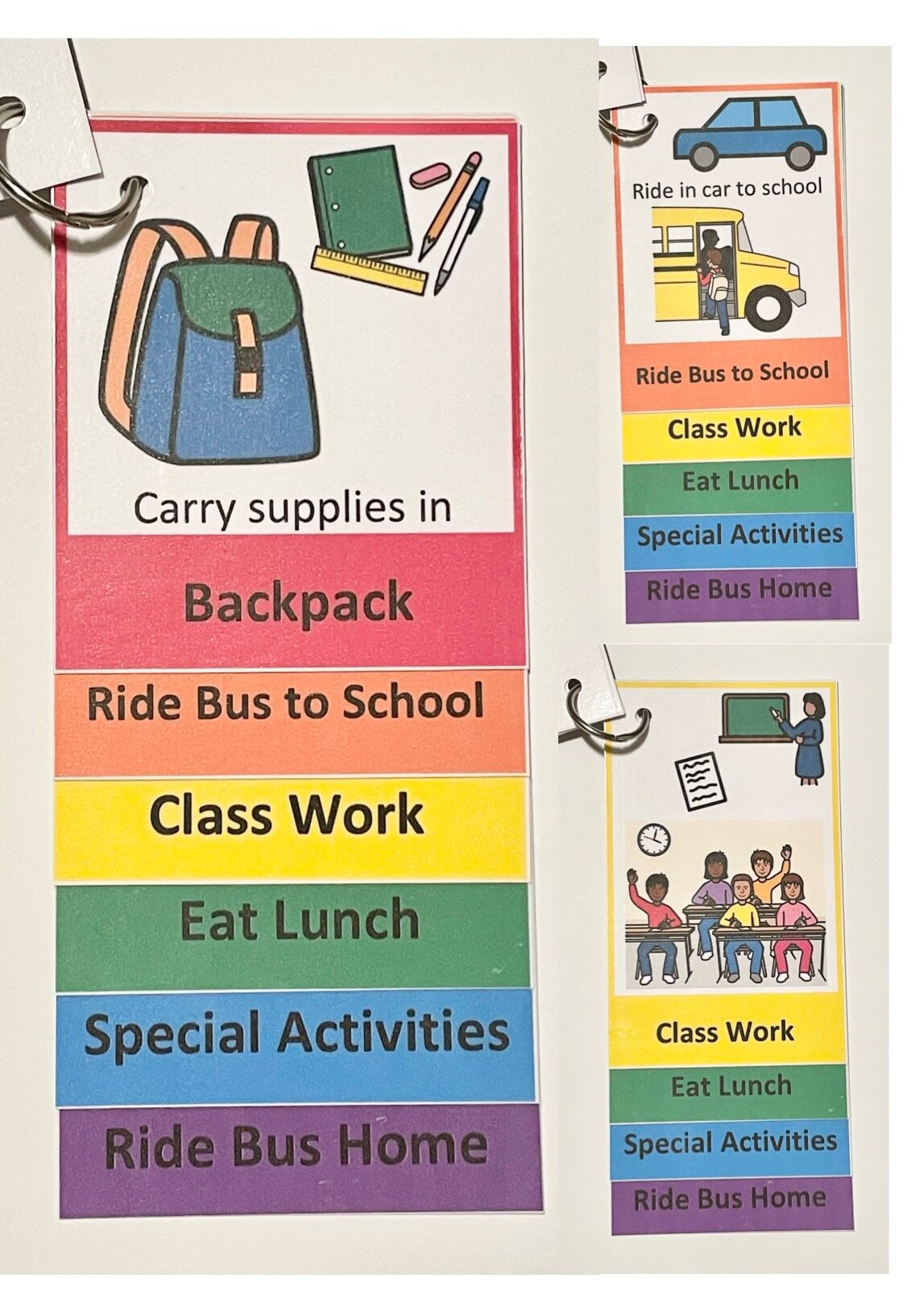 Autism Going to School Visual Aid Booklet Anxiety Relief - Etsy