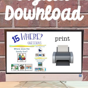 Speech Therapy- Where Questions- Digital Download - Etsy