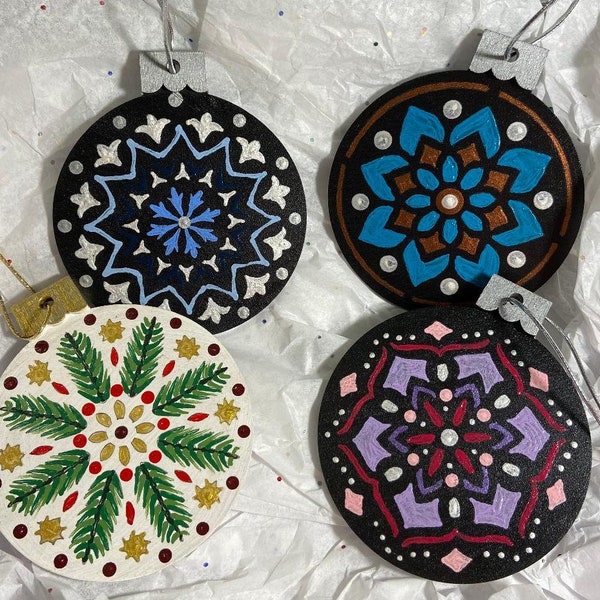 Dot Art Ornament - Etsy