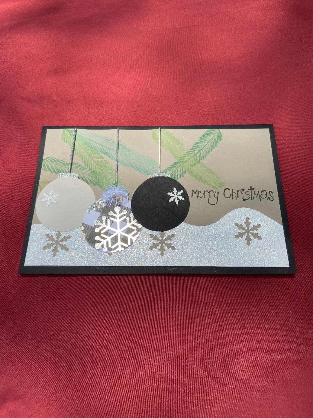 6 Handmade Snowflake Christmas Cards, Box of 6 Christmas Cards - Etsy