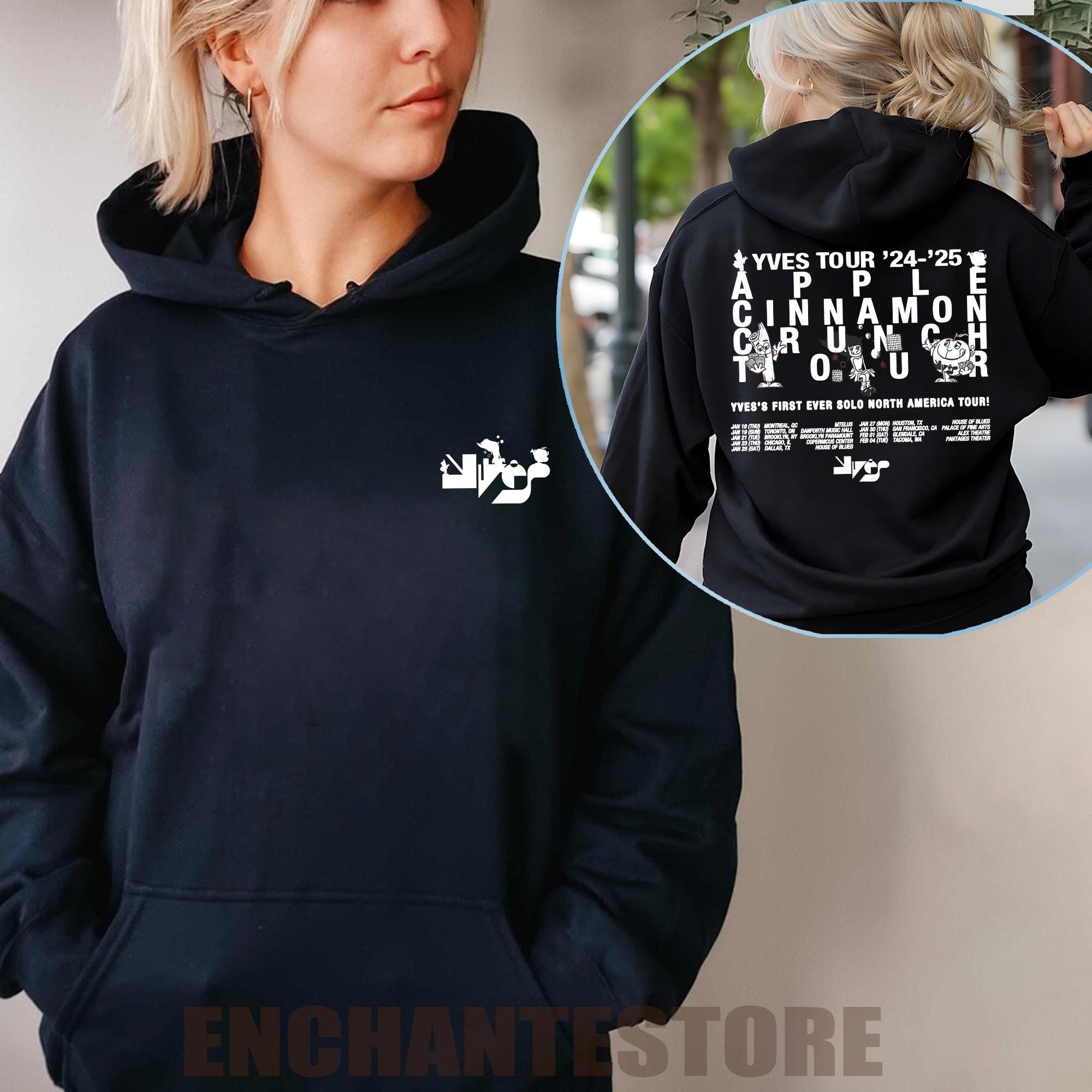 2025 Yves Apple Cinnamon Crunch Tour Tshirt, Yves World Tour Sweatshirt ...