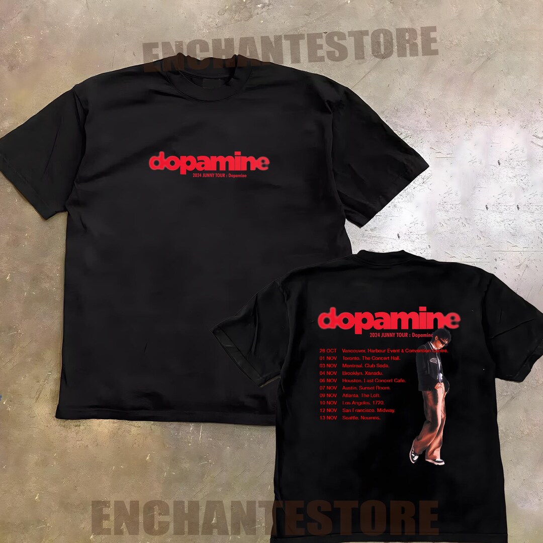 Dopamine 2024 Junny Tour Shirt, Junny Tour Dopamine in Us, Kpop Junny ...