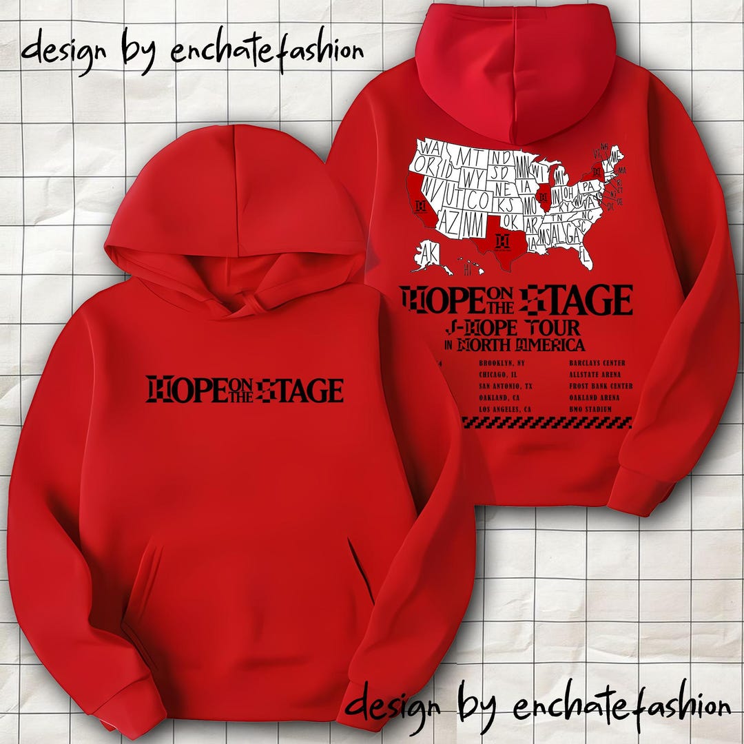 J-hope Tour Hope on the Stage Tour Hoodie, Jhope Hope on the Stage ...