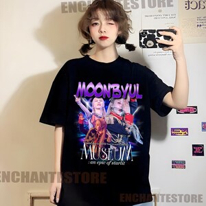 Retro Moon Byul MUSEUM an Epic of Starlit Tshirt, MAMAMOO Moon Byul ...