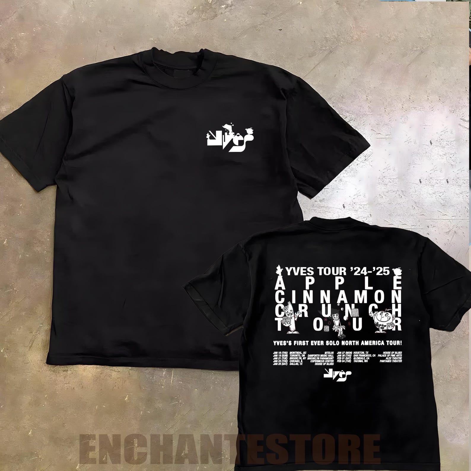 2025 Yves Apple Cinnamon Crunch Tour Tshirt, Yves World Tour Sweatshirt ...