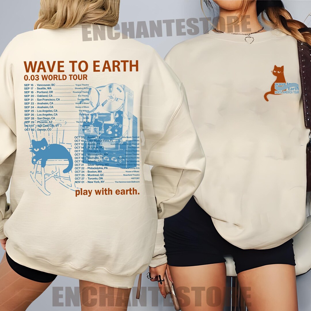 Wave to Earth 0.03 Tour 2024 Sweatshirt, Wave to Earth Kpop Hoodie ...