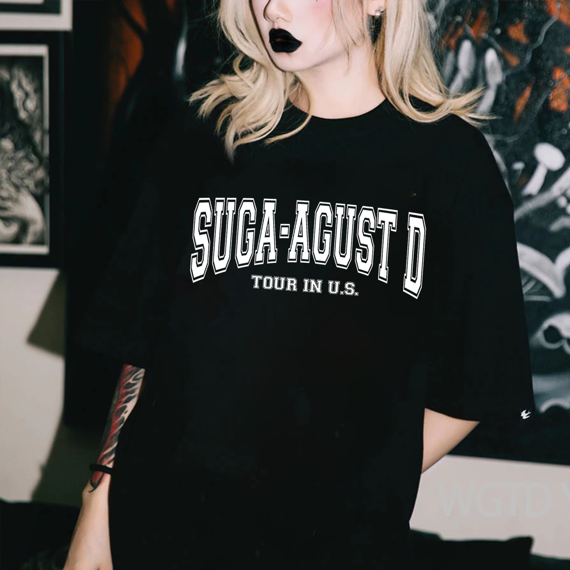 SUGA AgustD TOUR Tshirt, BTS Suga sold by Carlos Ramos | SKU 40340387 ...