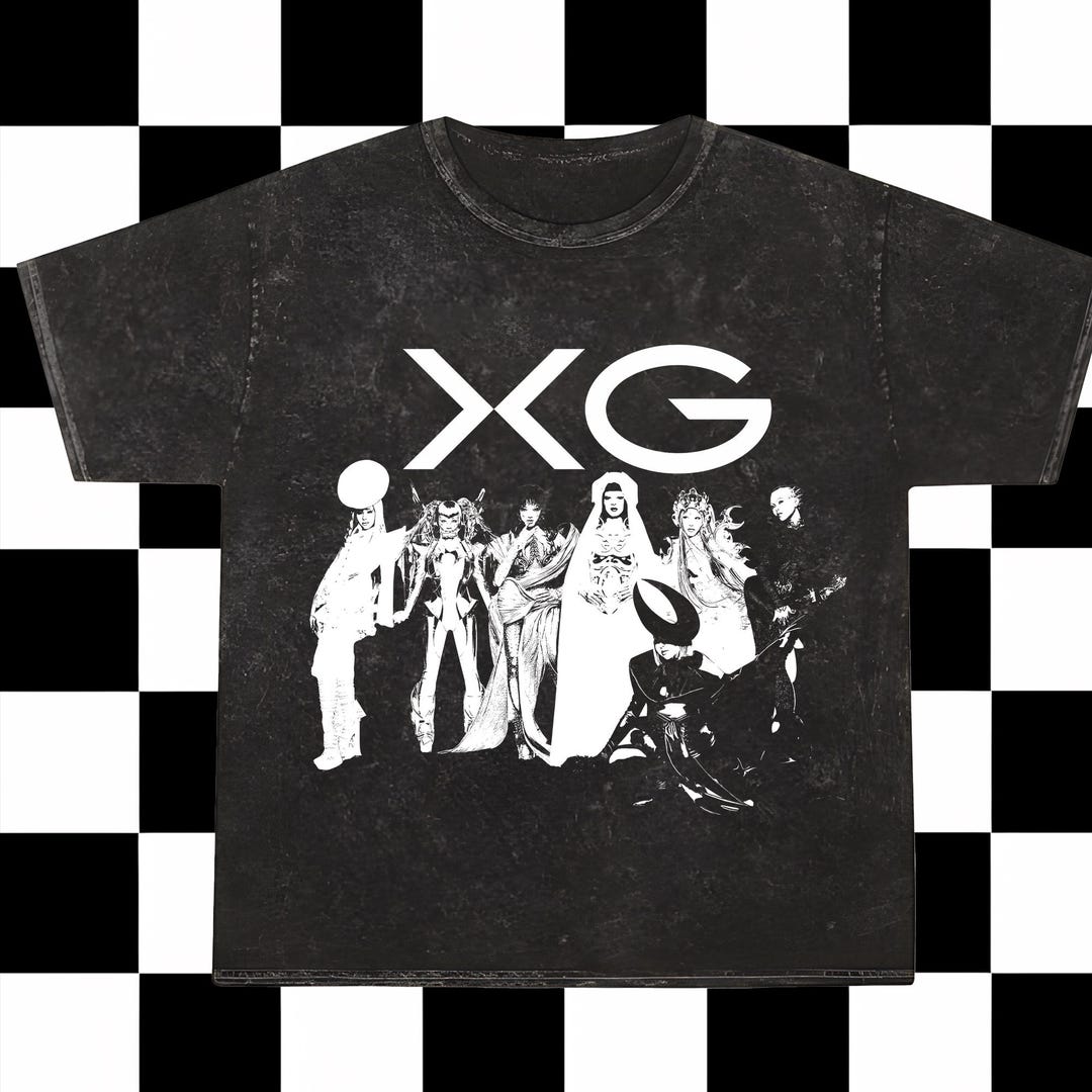 Retro Xg GALA Mineral Washed Shirt, XG 1st World Tour Shirt, Xg Gala ...