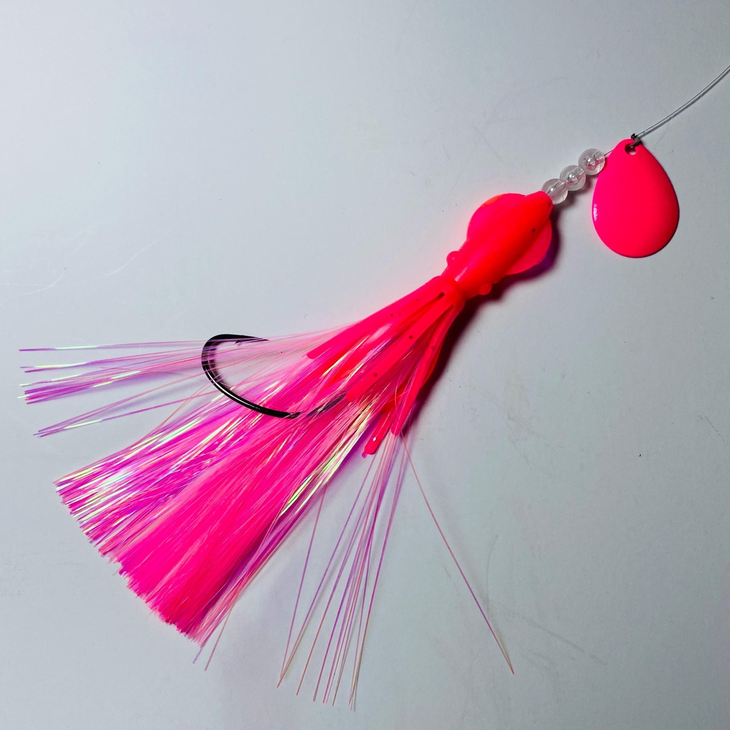 Fluke DESTROYER B2 Squid Summer Flounder Fishing Rigs Lures Gamakatsu ...