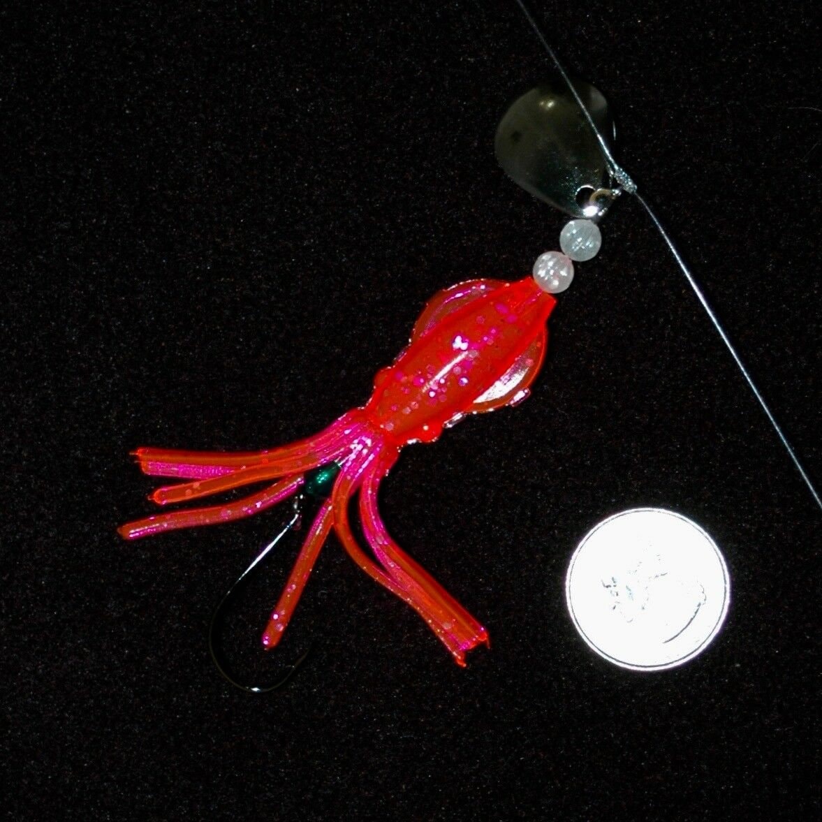 Best FLUKE (summer Flounder) Fluorocarbon High/low B2 Squid Buck Tail ...