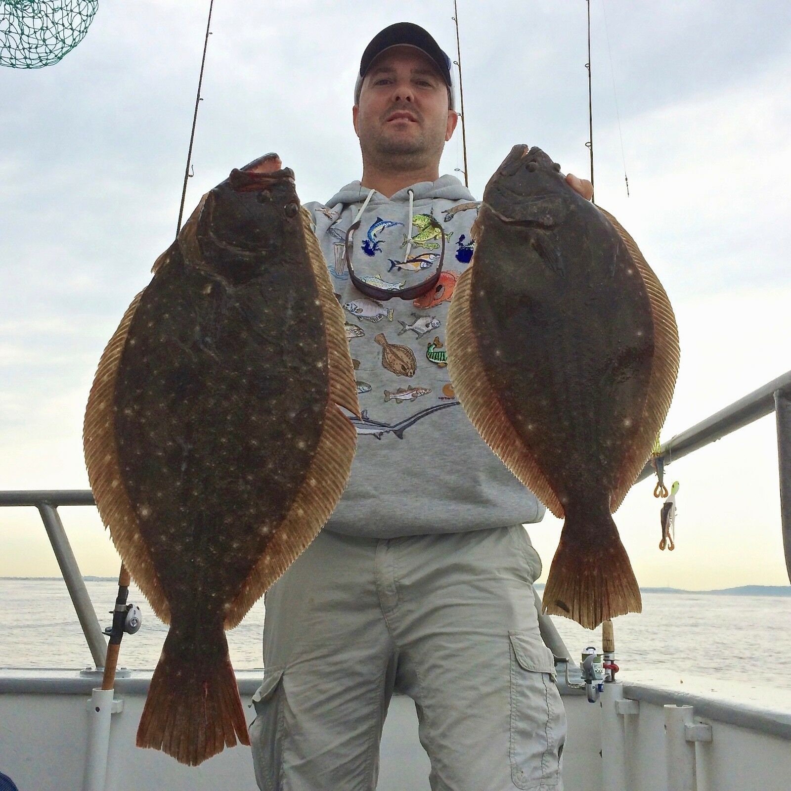 Best FLUKE (summer Flounder) Fluorocarbon High/low B2 Squid Buck Tail ...