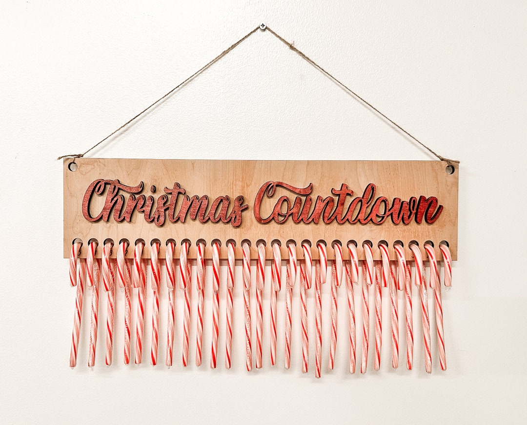 Candy Cand Advent Calendar-candy Calendar-kids-cute-coundown-christmas ...