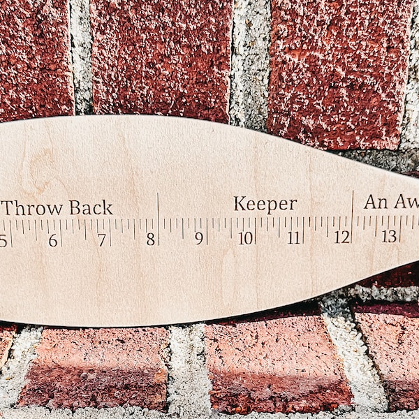 Fish Measuring Board Svg - Etsy