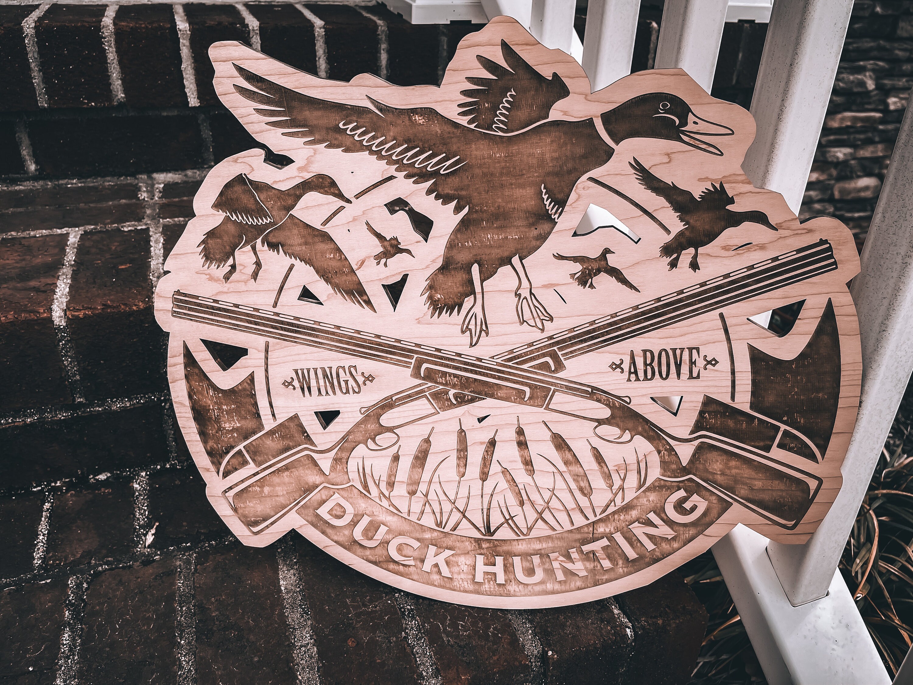 Duck Hunting Sign-ducks-wings-hunters-man Cave-hunting - Etsy