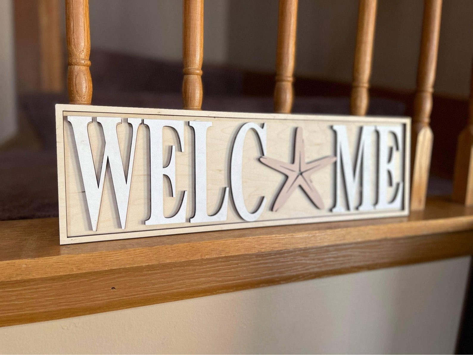 Beachy Welcome Signs-3 to Choose From-crab-starfish-shipwheel - Etsy