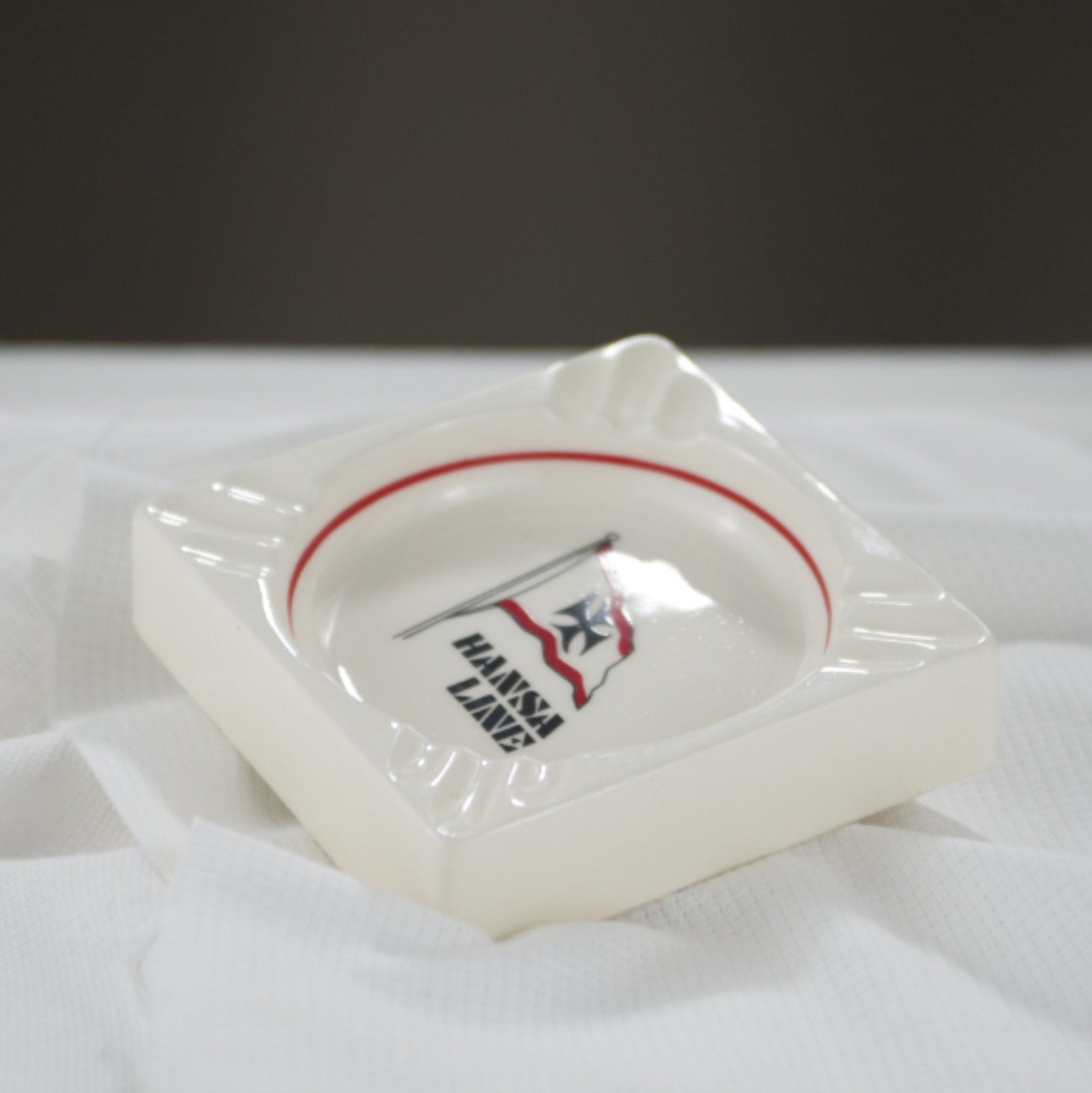 Collectibles Memorabilia Buntingware 1970's Vintage Ceramic Hansa Line Ashtray Art Deco Style ...