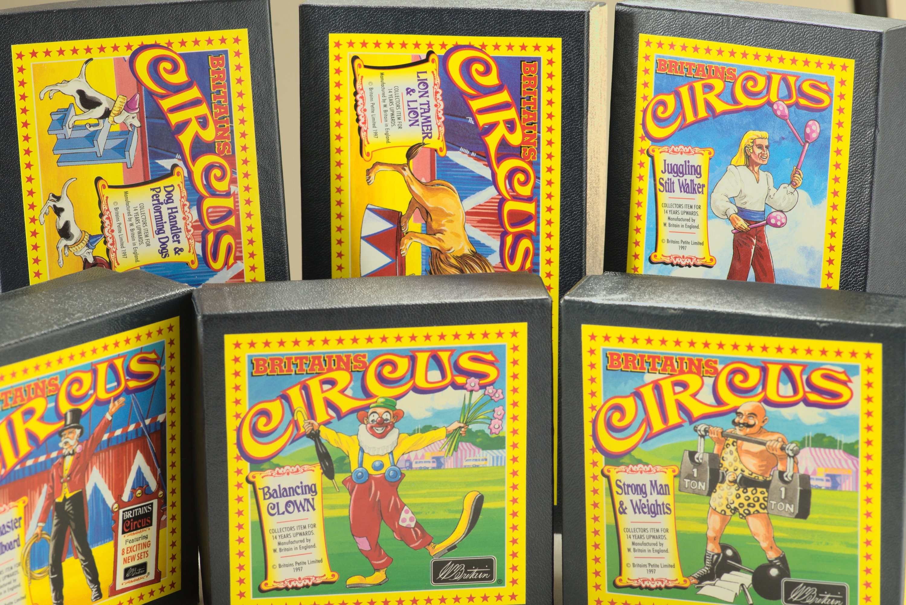 W Britain's Circus Set 1997 Limited Edition Boxed Set of 6 Die-cast 1 ...