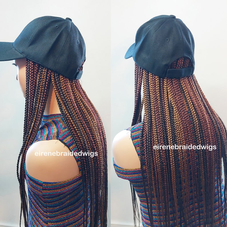 Ready to Ship Braided Hat Wig for Black Women Braid Band - Etsy