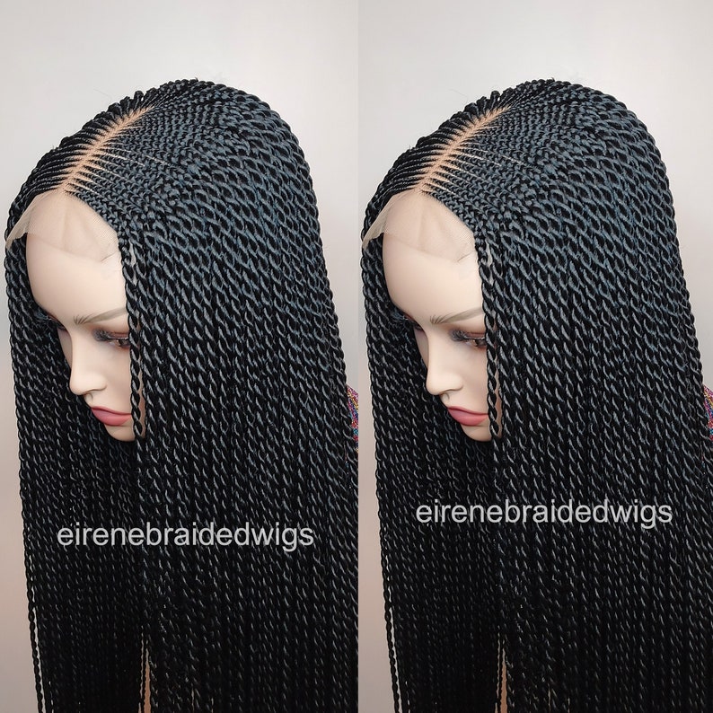 Fulani Conrow Braided Wig for Black Women Ghana Weaving Lace - Etsy