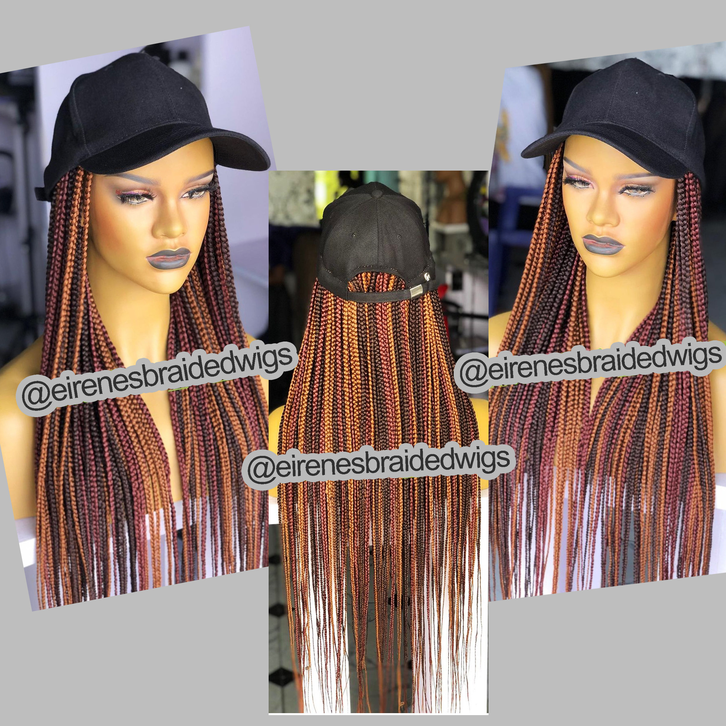 Ready to Ship Braided Hat Wig for Black Women Braid Band - Etsy