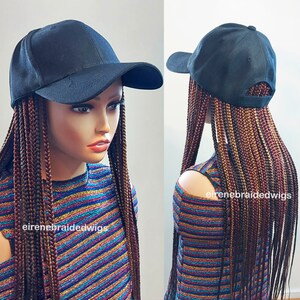 Ready to Ship Braided Hat Wig for Black Women, Braid Band, Braid Hat ...