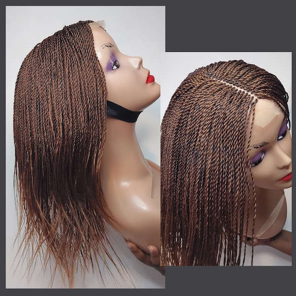 Micro Braids Wig Etsy