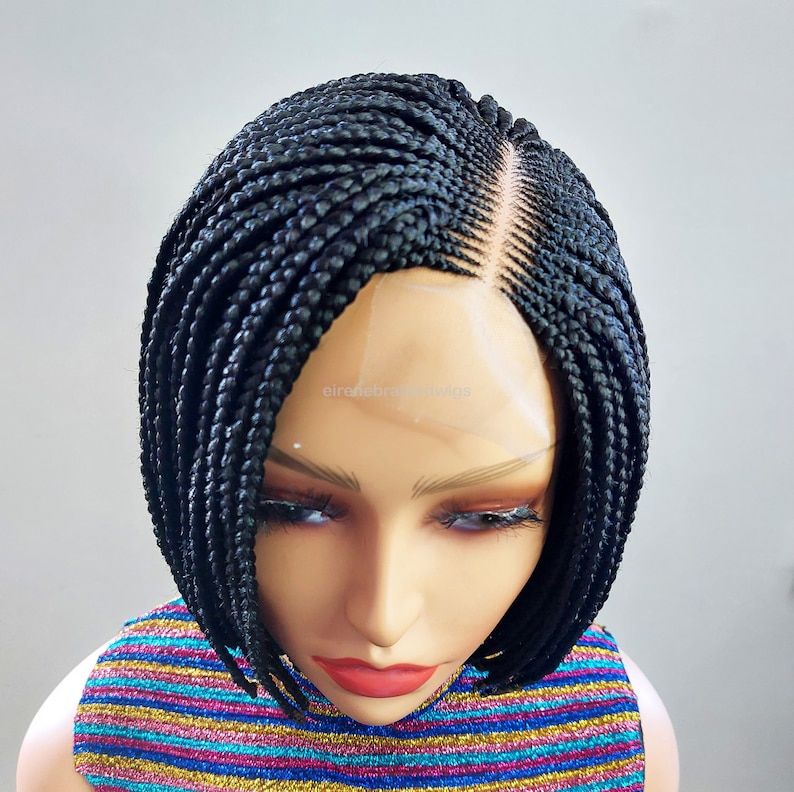 Braided Bob Wig for Black Women, Wig for Women, Short Bob Braids Wig ...