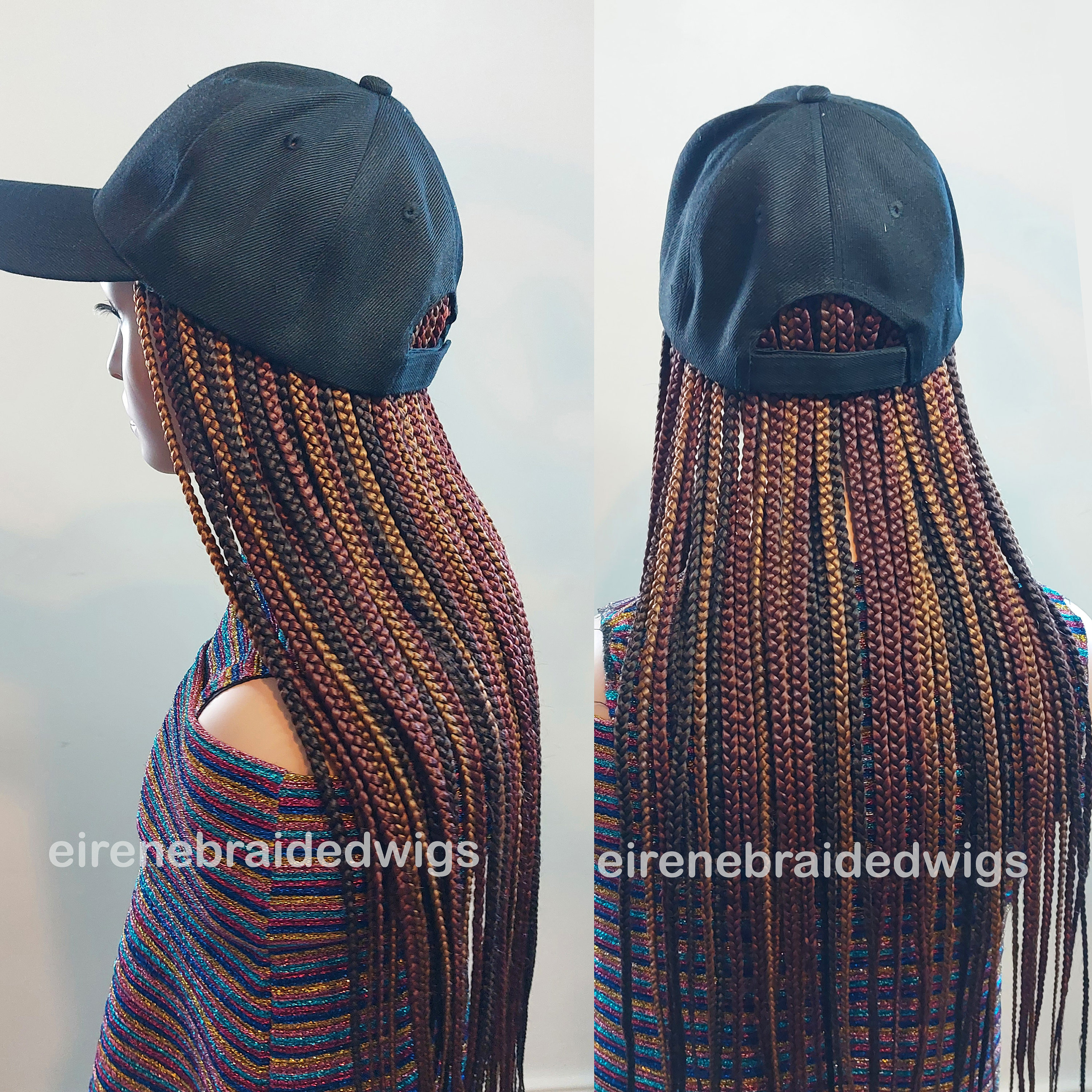 Ready to Ship Braided Hat Wig for Black Women Braid Band - Etsy